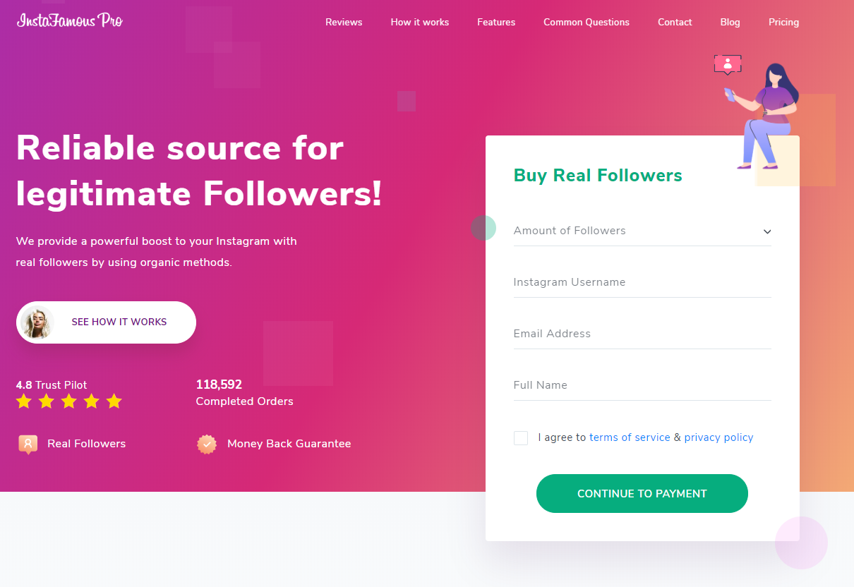 Instafamous.Pro | Fake or Real? » Fake Website Buster