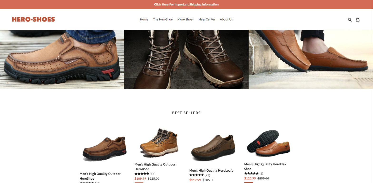 Hero-Shoes | Fake or Real? » Fake Website Buster