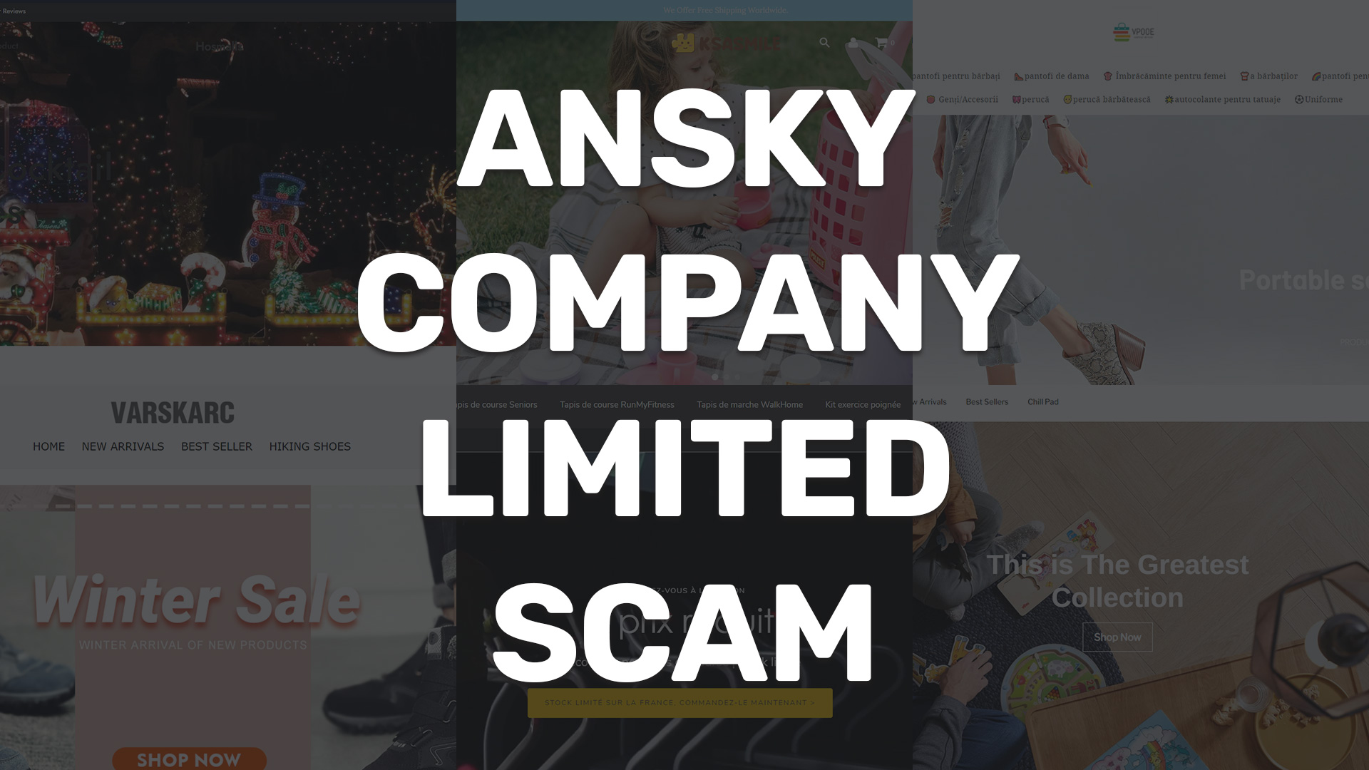 Ansky Company Limited - Chinese Shopping Scams