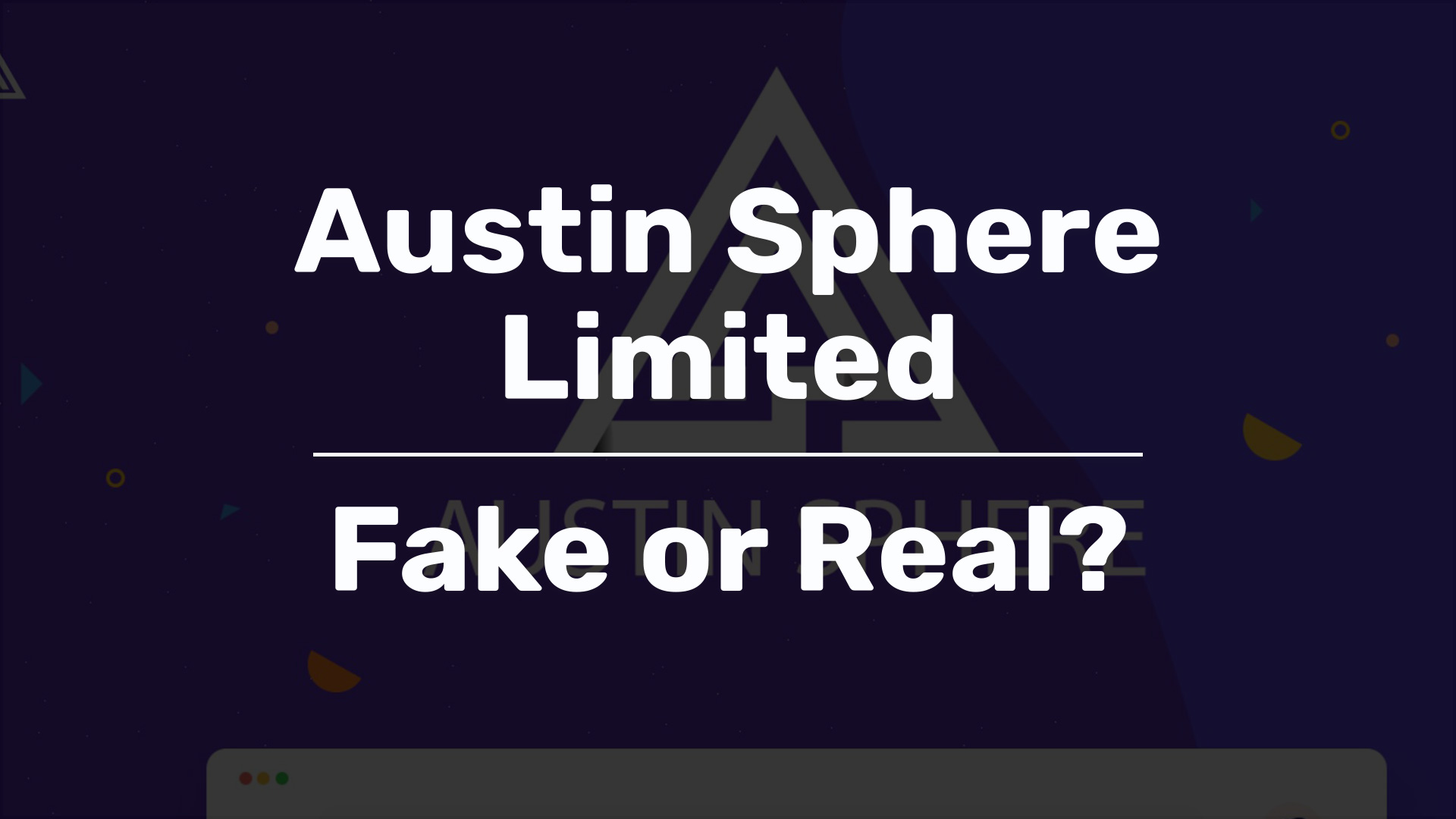 Austin Sphere Limited | Fake or Real? » Fake Website Buster