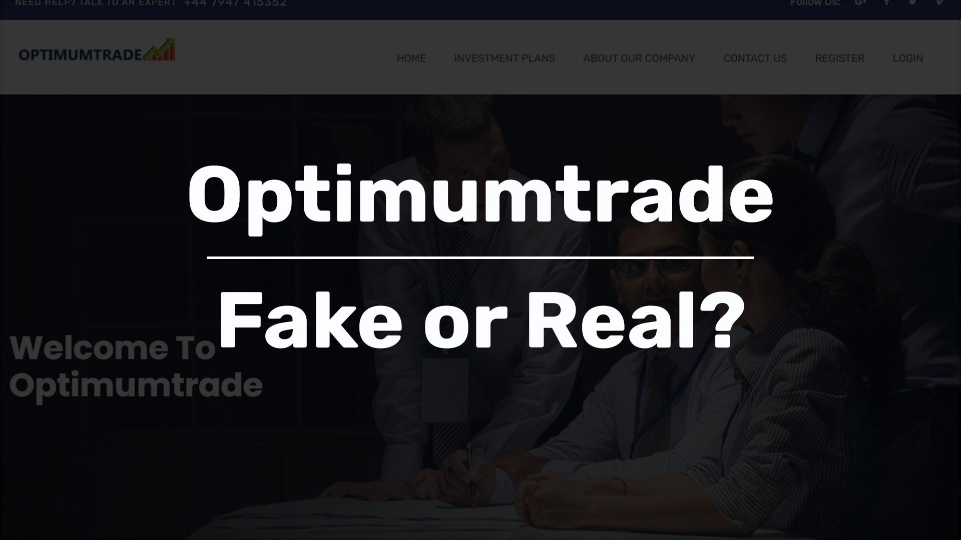 optimumtrade.net | Fake or Real? » Fake Website Buster